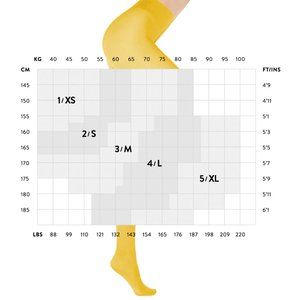 Calzedonia | Accessories | Calzedonia Bright Yellow Semi Opaque 3 Den ...